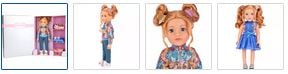 Chad Valley Designafriend Willow Doll with 3 Extra Outfits ...